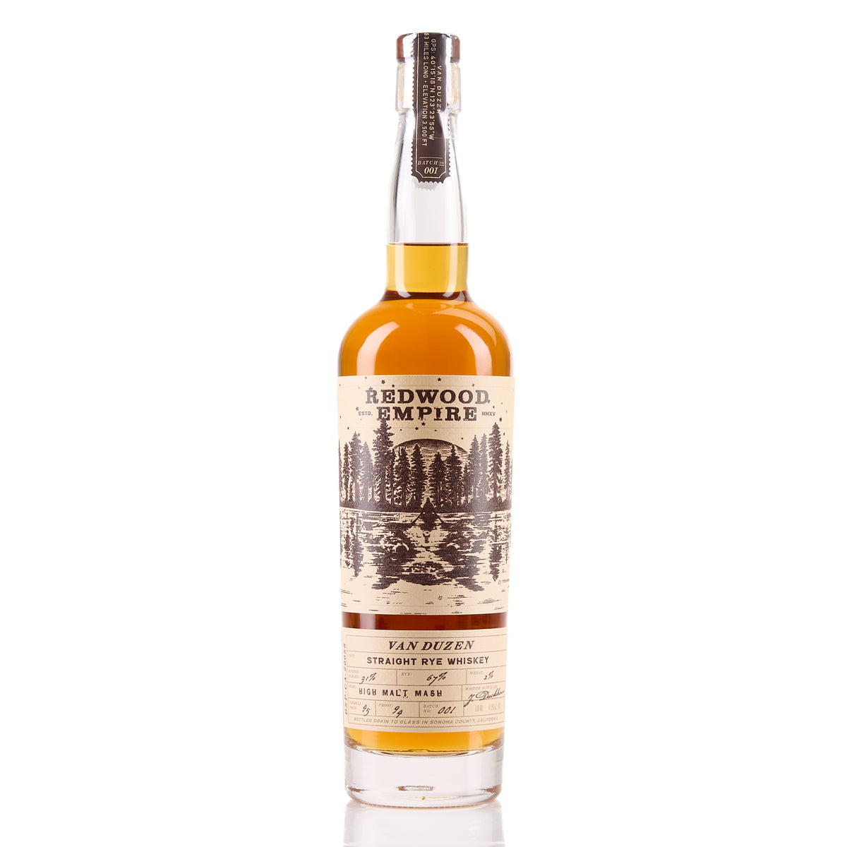 REDWOOD EMPIRE VAN DUZEN STRAIGHT RYE 700 mL – Cask Store™
