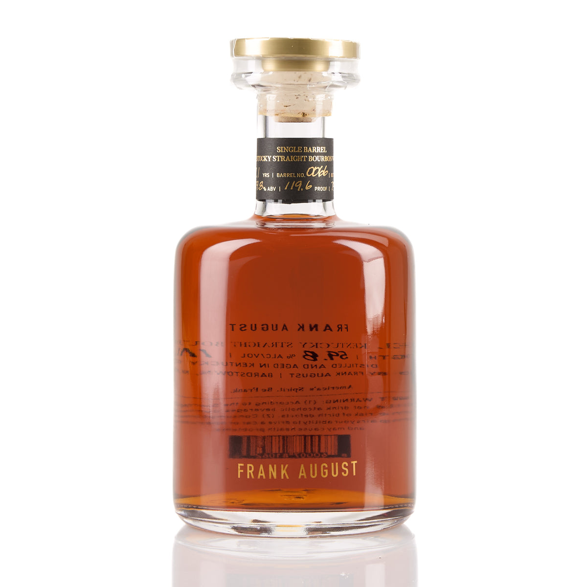 FRANK AUGUST 7 YEAR SINGLE BARREL BOURBON 750 mL – Cask Store™