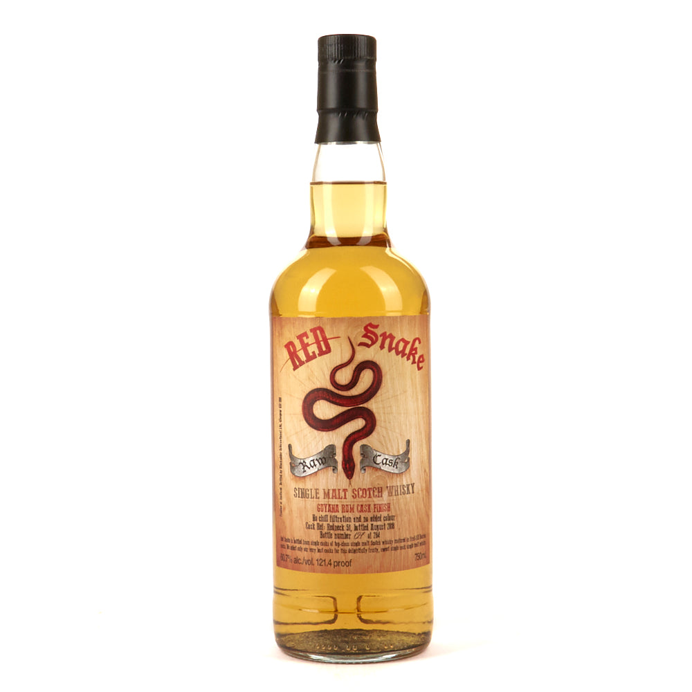 BLACKADDER RED SNAKE REDNECK 51 GUYANA RUM FINISH SCOTCH SINGLE MALT 7 ...