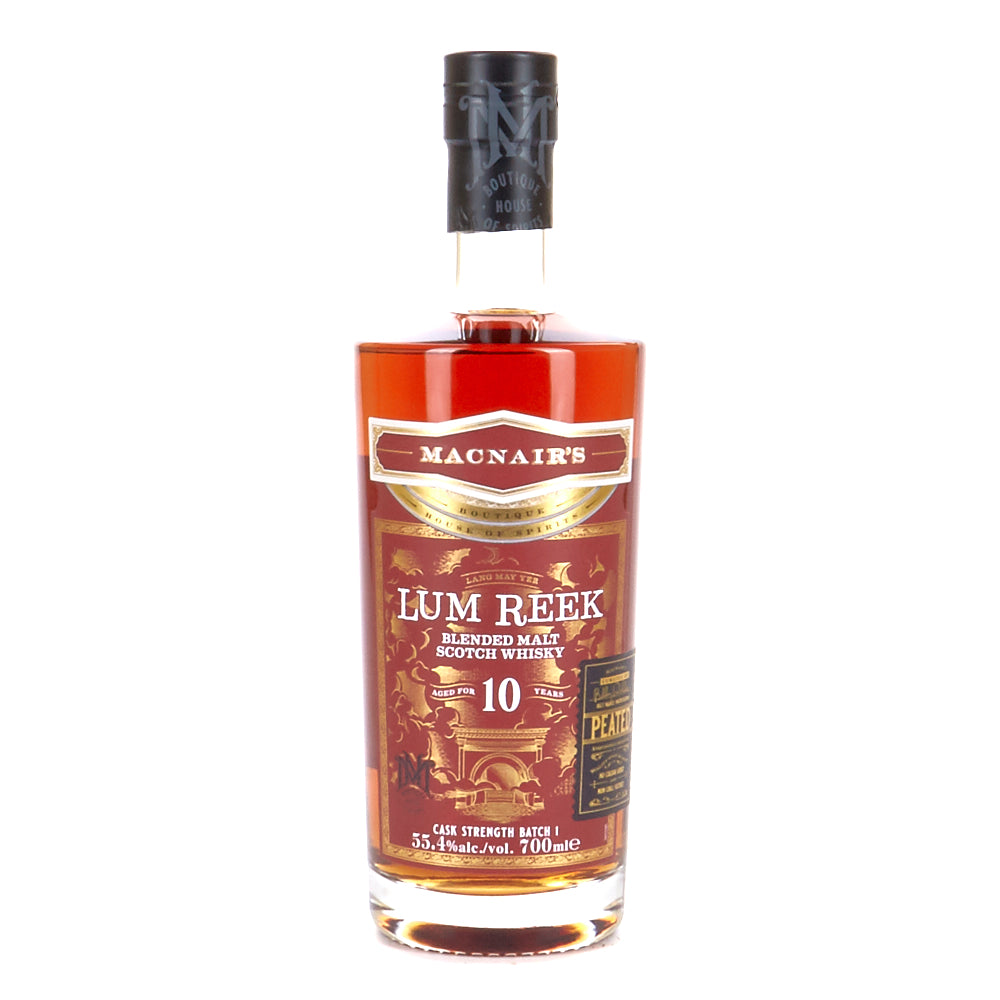 MACNAIR'S LUM REEK 10 YEAR CASK STRENGTH PEATED BLEND 700 mL – Cask Store™