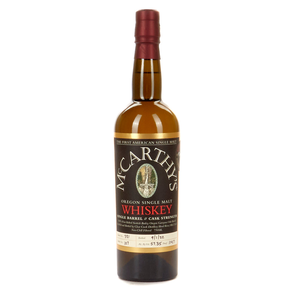 MCCARTHY'S 6 YEAR SINGLE MALT CASK SINGLE BARREL 750 mL – Cask Store™